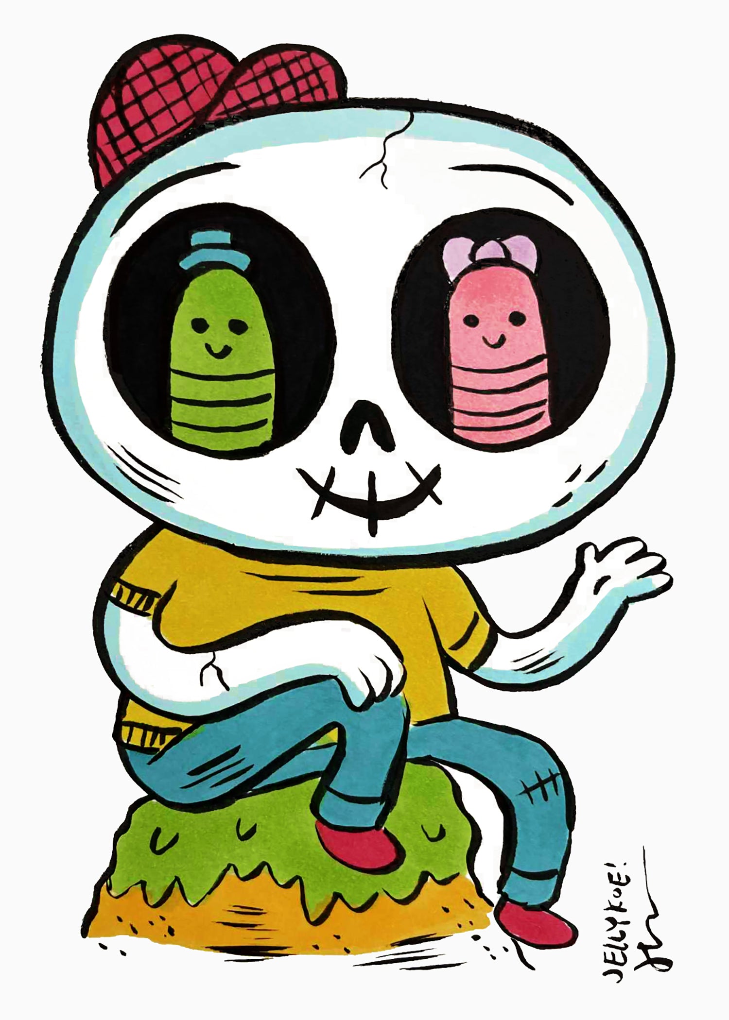 "Bonehead" original drawing – Jellykoe